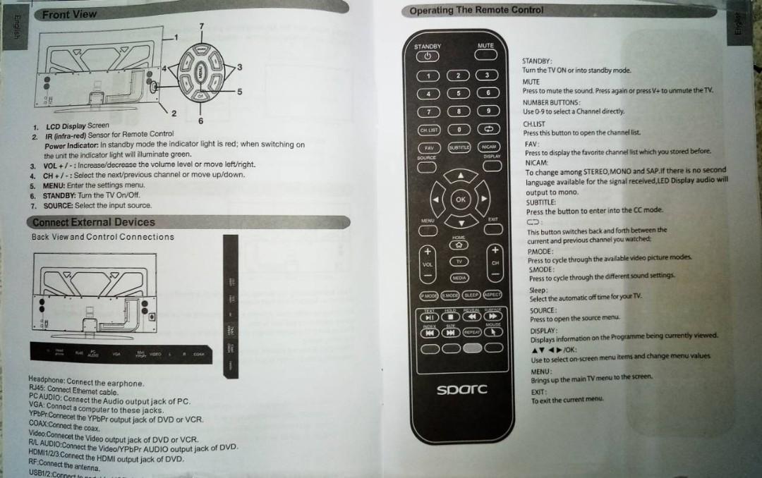 SPARC Ultra HD 55in Slim LED TV, TV & Home Appliances, TV ...