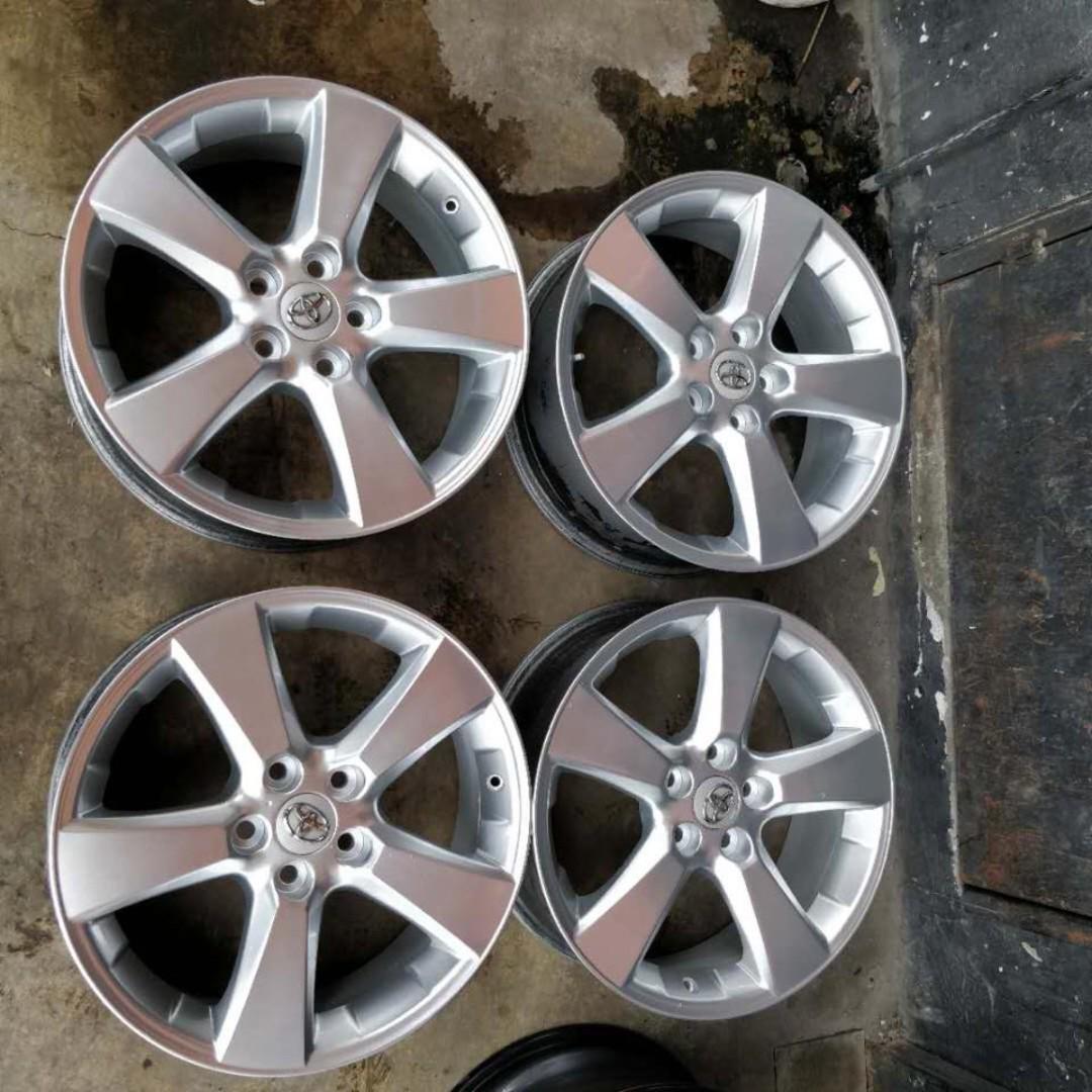 SPORT RIM 18inch TOYOTA HARRIER ORIGINAL, Auto Accessories on Carousell