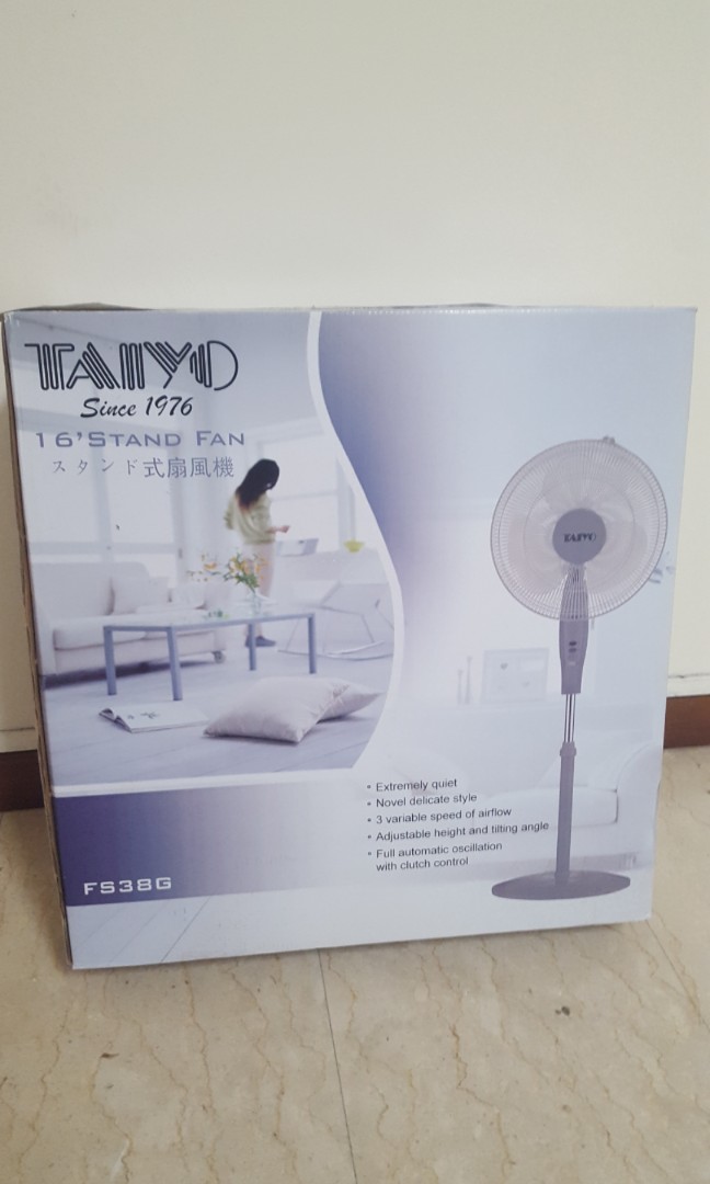 Taiyo stand fan 16 inch, Furniture & Home Living, Lighting & Fans, Fans ...