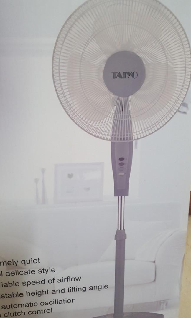 Taiyo stand fan 16 inch, Furniture & Home Living, Lighting & Fans, Fans ...