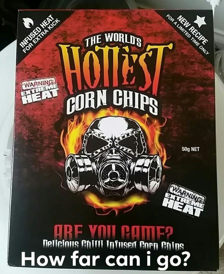 World Hottest Corn chips ( last 2 pending pick up), Food & Drinks ...