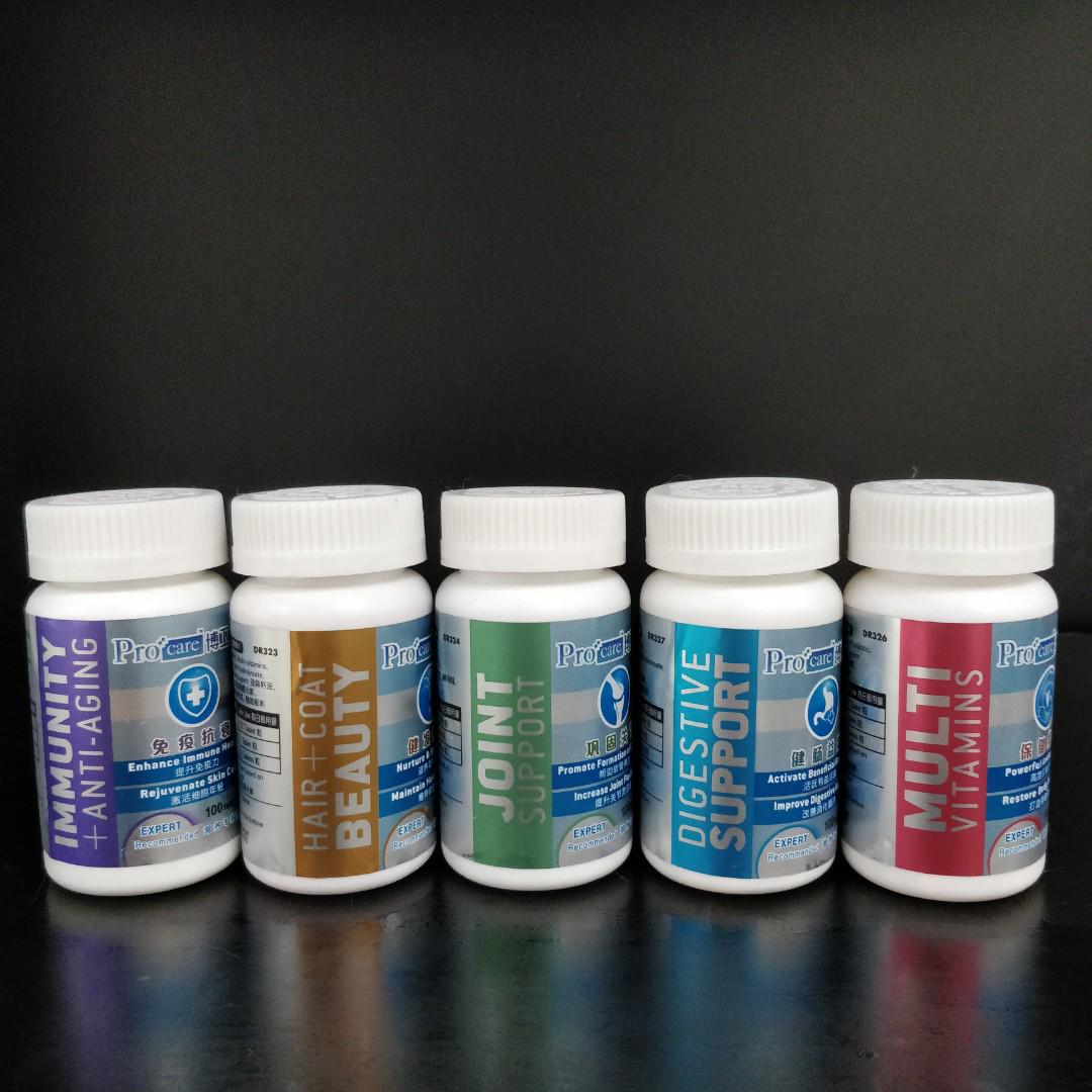 30% OFF Procare supplements, Pet Supplies, Health & Grooming on Carousell