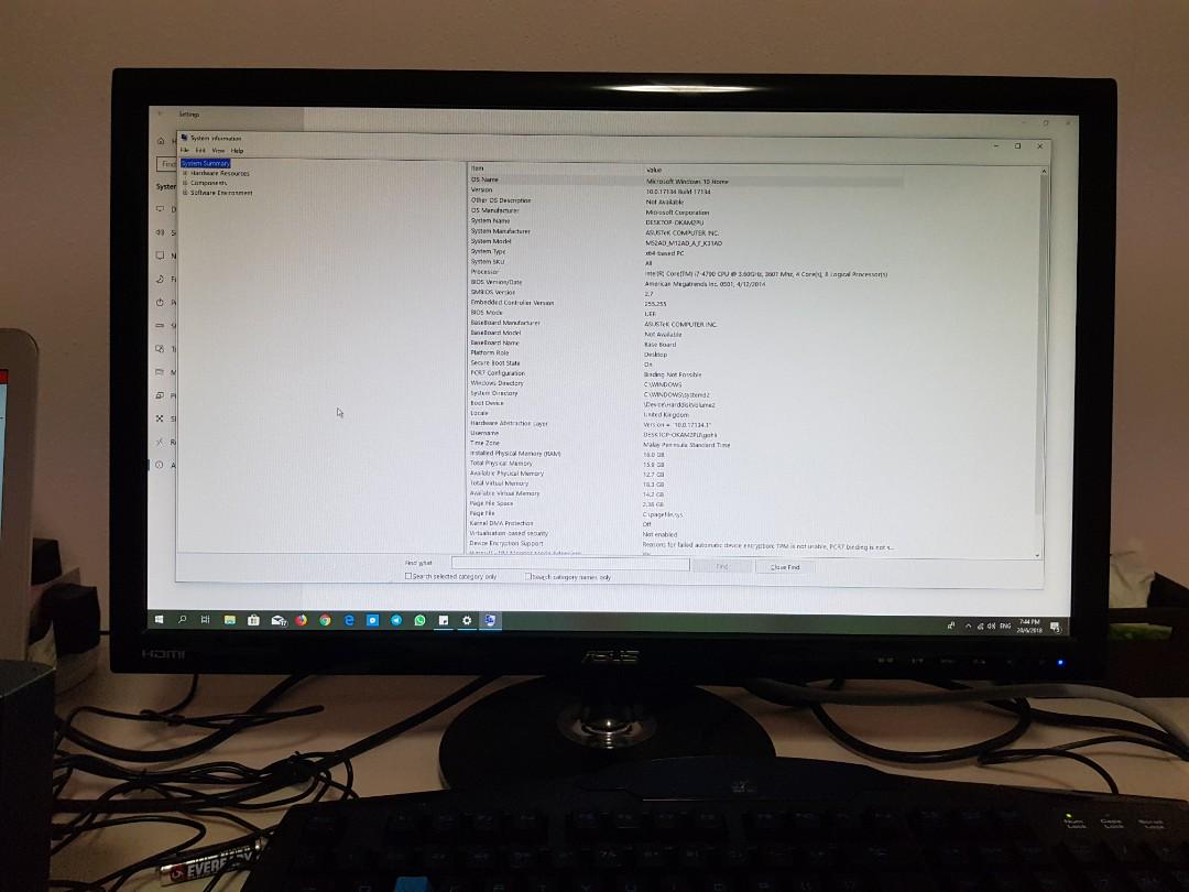 (ASUS) Desktop Set, Computers & Tech, Desktops on Carousell
