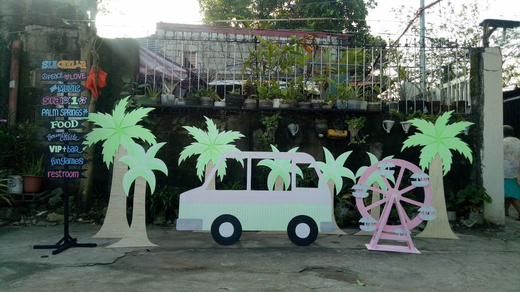 Coachella Theme Party Backdrop, Babies & Kids, Baby Nursery & Kids ...