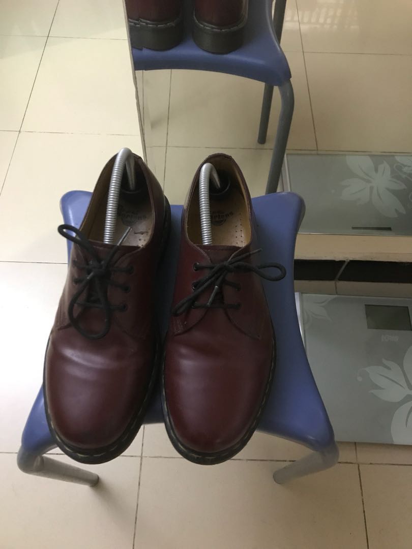 Dr martens 1460 red cherry (docmart) original, Fesyen Pria, Sepatu di ...