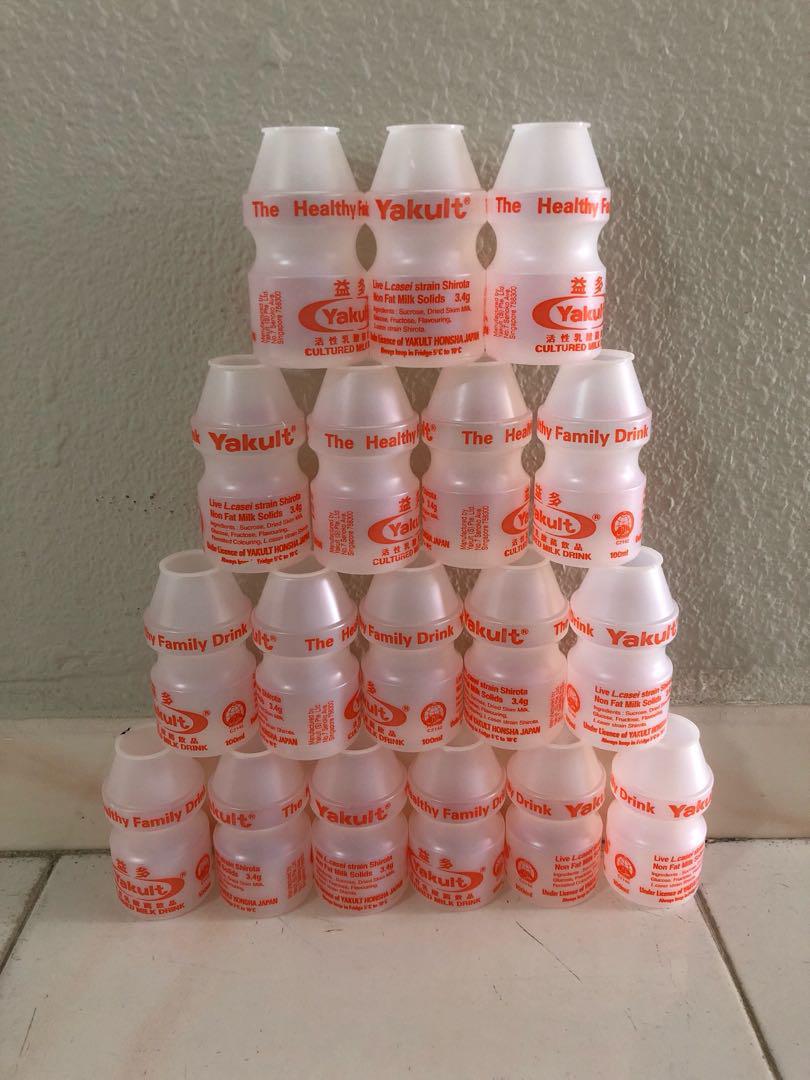 Empty Yakult bottles(SOLD), Everything Else on Carousell