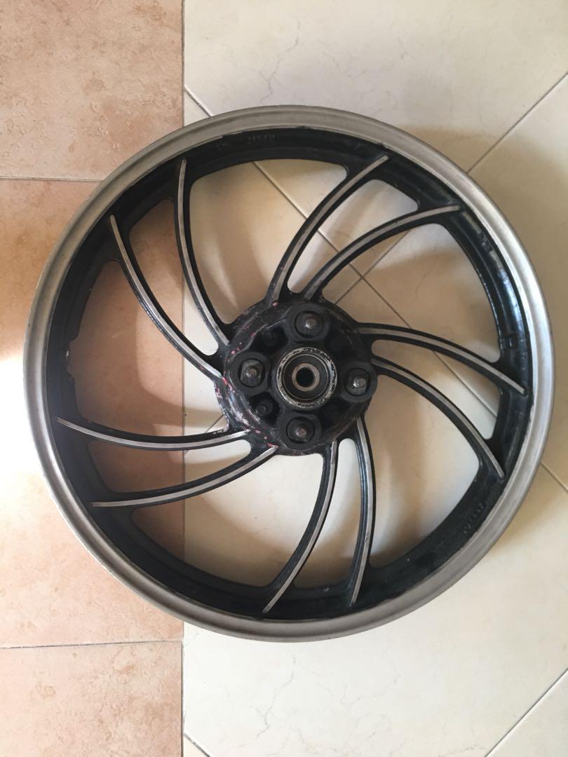 Enkei rim for RD125 &RXZ, Motorcycles, Motorcycle Accessories on Carousell