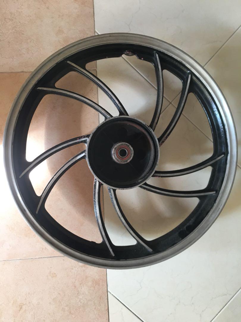 Enkei rim for RD125 &RXZ, Motorcycles, Motorcycle Accessories on Carousell