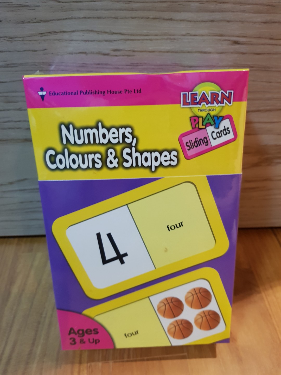 EPH Learn through Play NUMBERS, COLOURS & SHAPES Sliding Cards, Hobbies ...