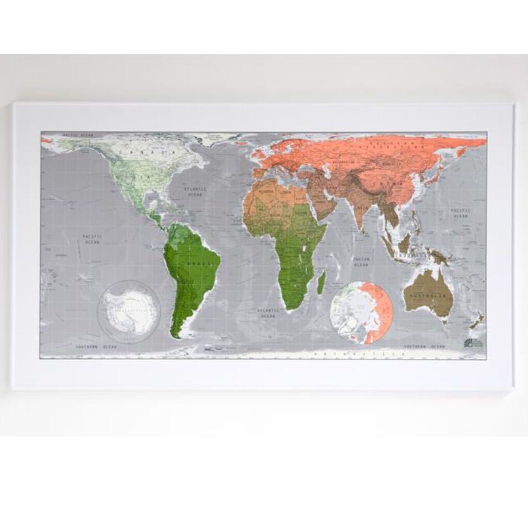 Future Maps by The Future Mapping Company World Map, Hobbies & Toys ...