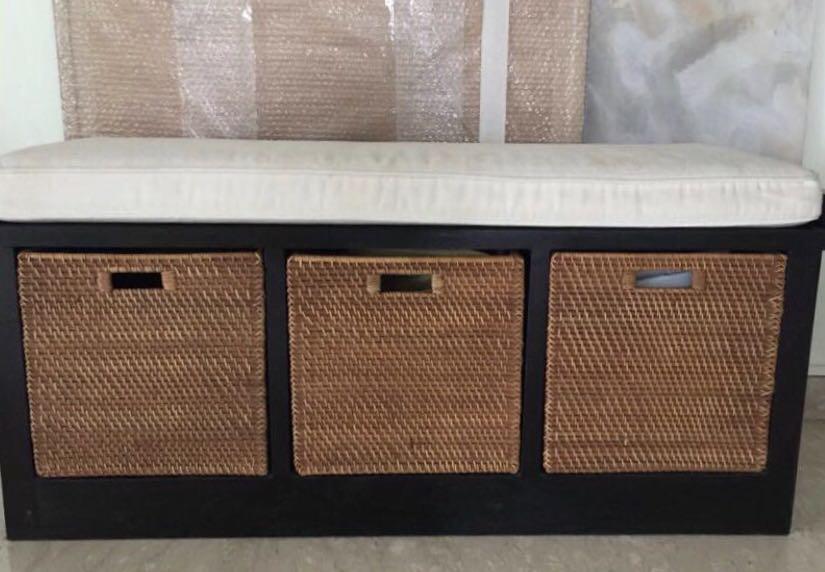 Hampton Storage Bench, Furniture & Home Living, Home Improvement ...