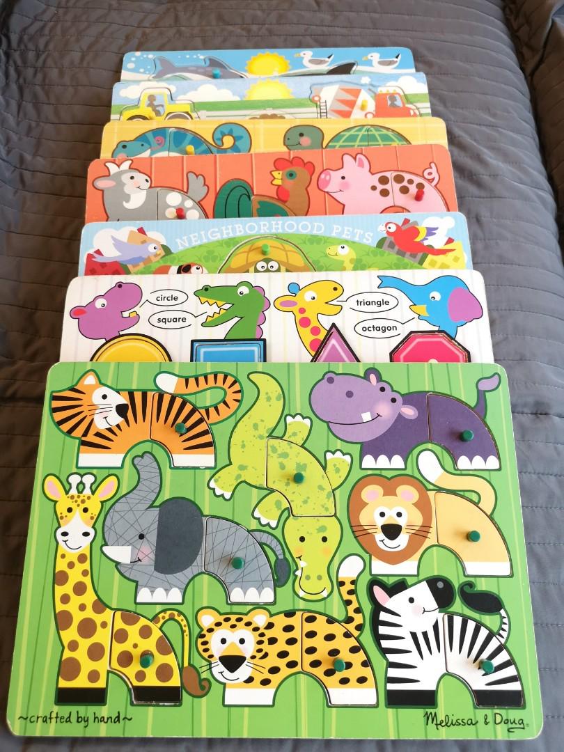 Jungle Animals Matching Puzzle, Hobbies & Toys, Toys & Games on Carousell