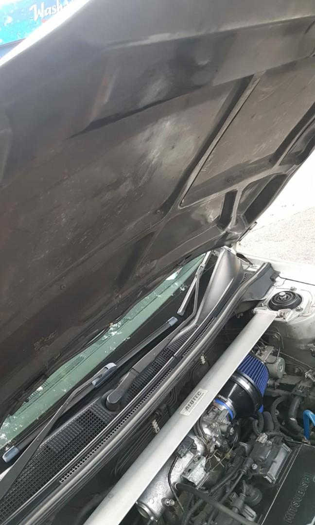 Mitsubishi Lancer Glx Cs3 Varis style Carbon Fibre Bonnet, Car ...