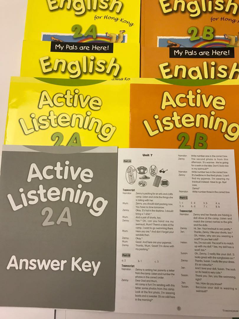 My Pals are Here English textbook, workbook, Active Listening 2AB, full ...