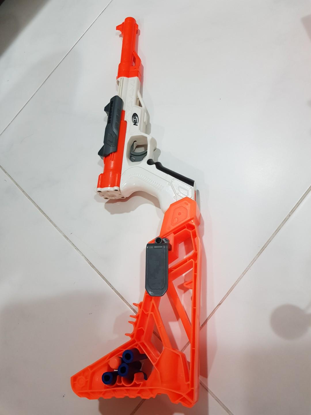 Nerf bow arrow gun and pistol gun, Toys & Games, Others on Carousell