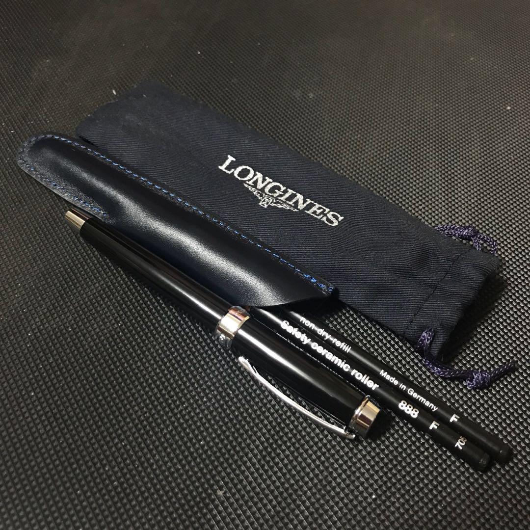Original LONGINES Roller Ball Pen with Pouch and Refills (BNIB), Luxury ...