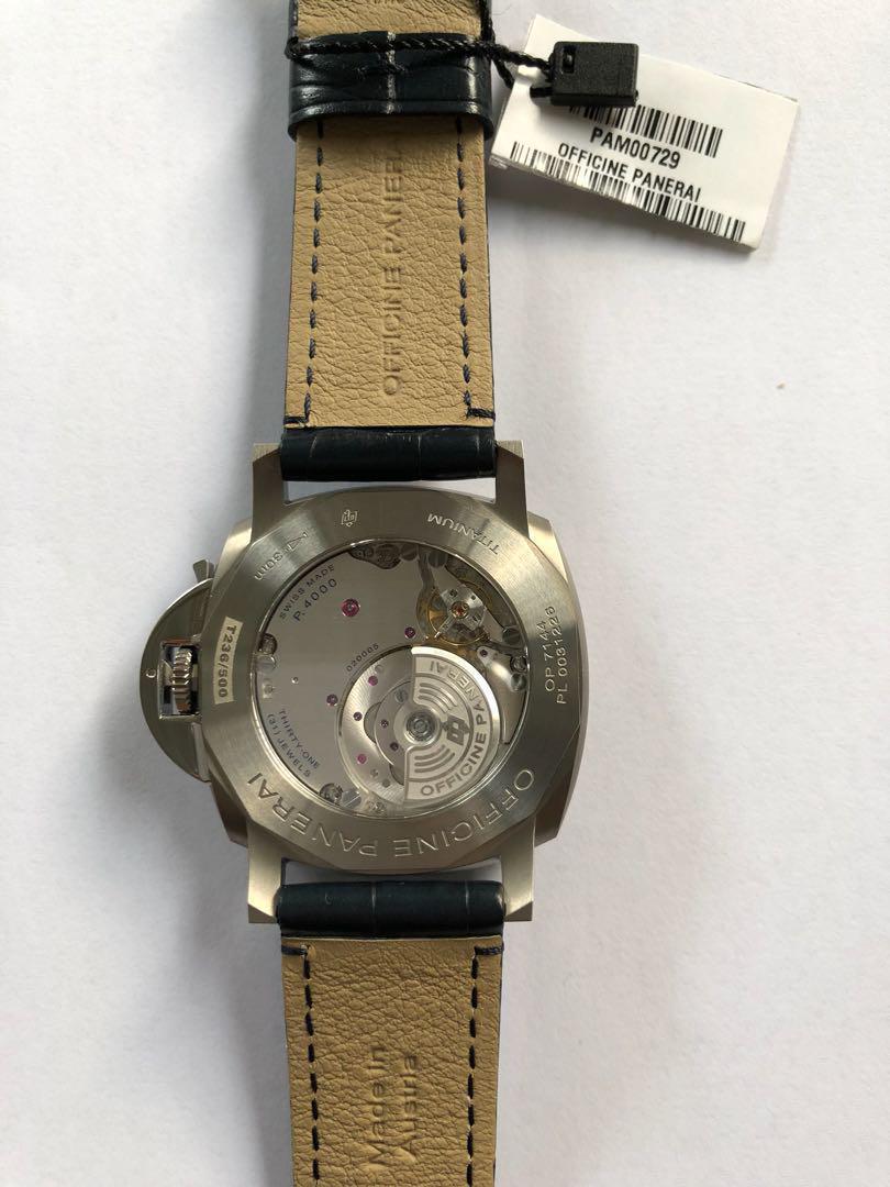 Panerai Luminor Due 3 Days Automatic Titanio PAM 729 LImited Edition ...