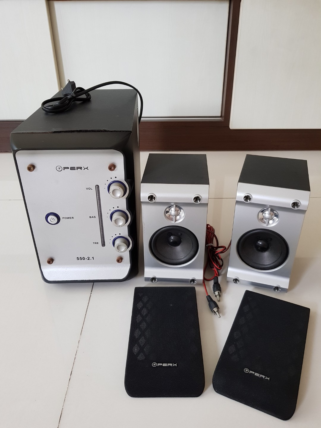 (SOLD) PreX 550-2.1 multimedia 2.1 power speaker, Audio, Soundbars, Speakers & Amplifiers on ...