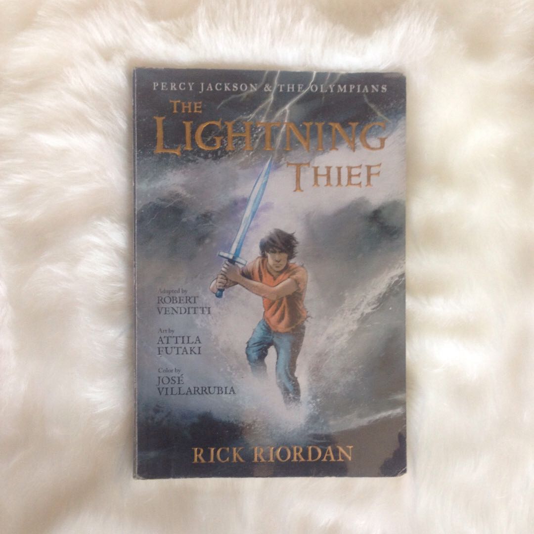 Rick Riordan's The Lightning Thief Graphic Novel, Hobbies & Toys, Books ...