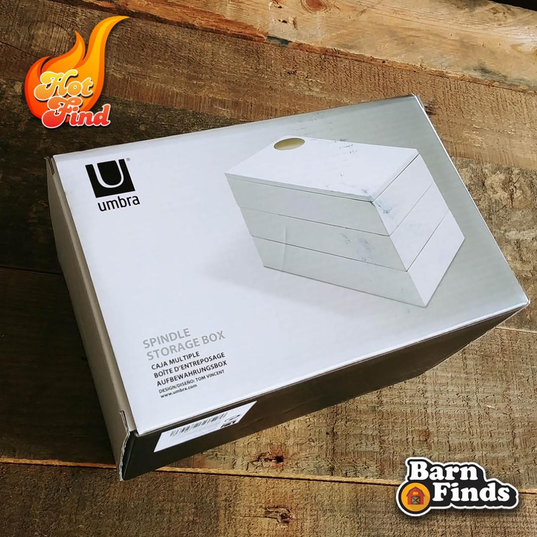 UMBRA SPINDLE STORAGE BOX, Furniture & Home Living, Home Improvement ...
