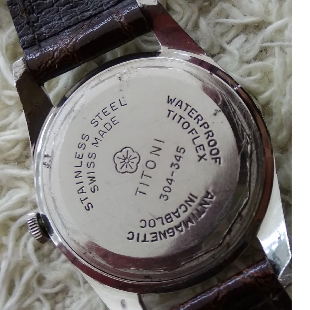 Vintage SWISS TITONI Airmaster Titoflex, Men's Fashion, Watches ...