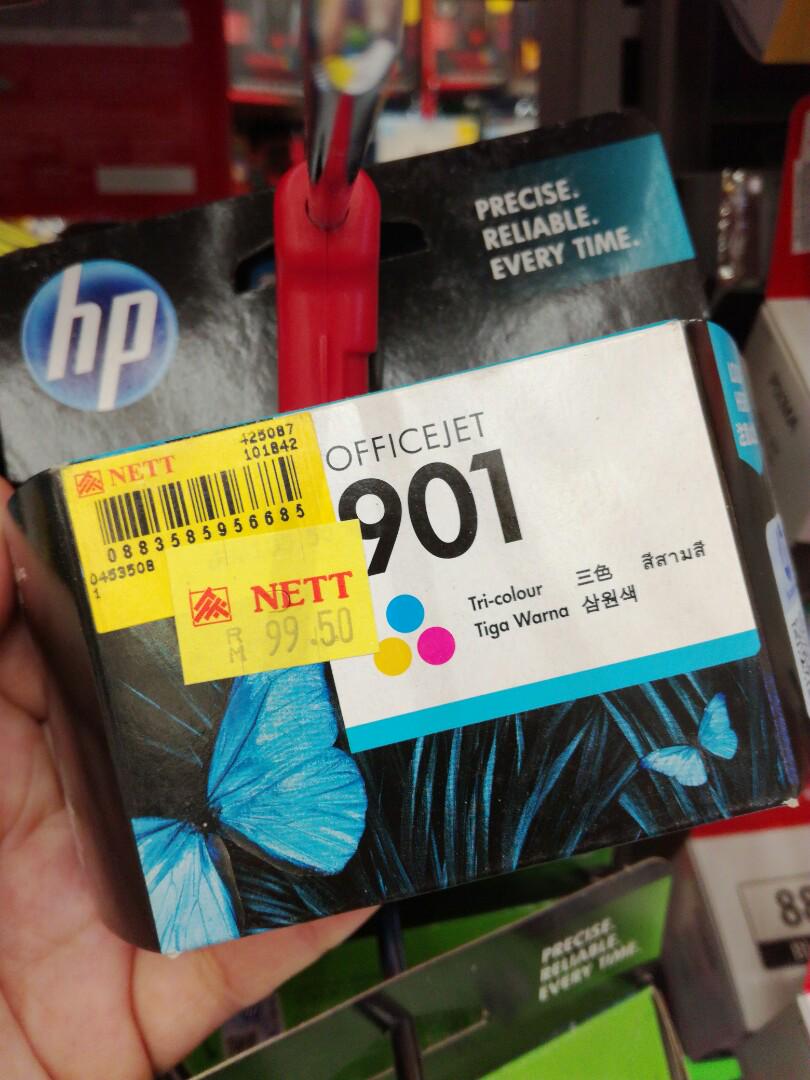 HP Officejet Printer Ink 901 Tri-Colour, Computers & Tech, Parts ...