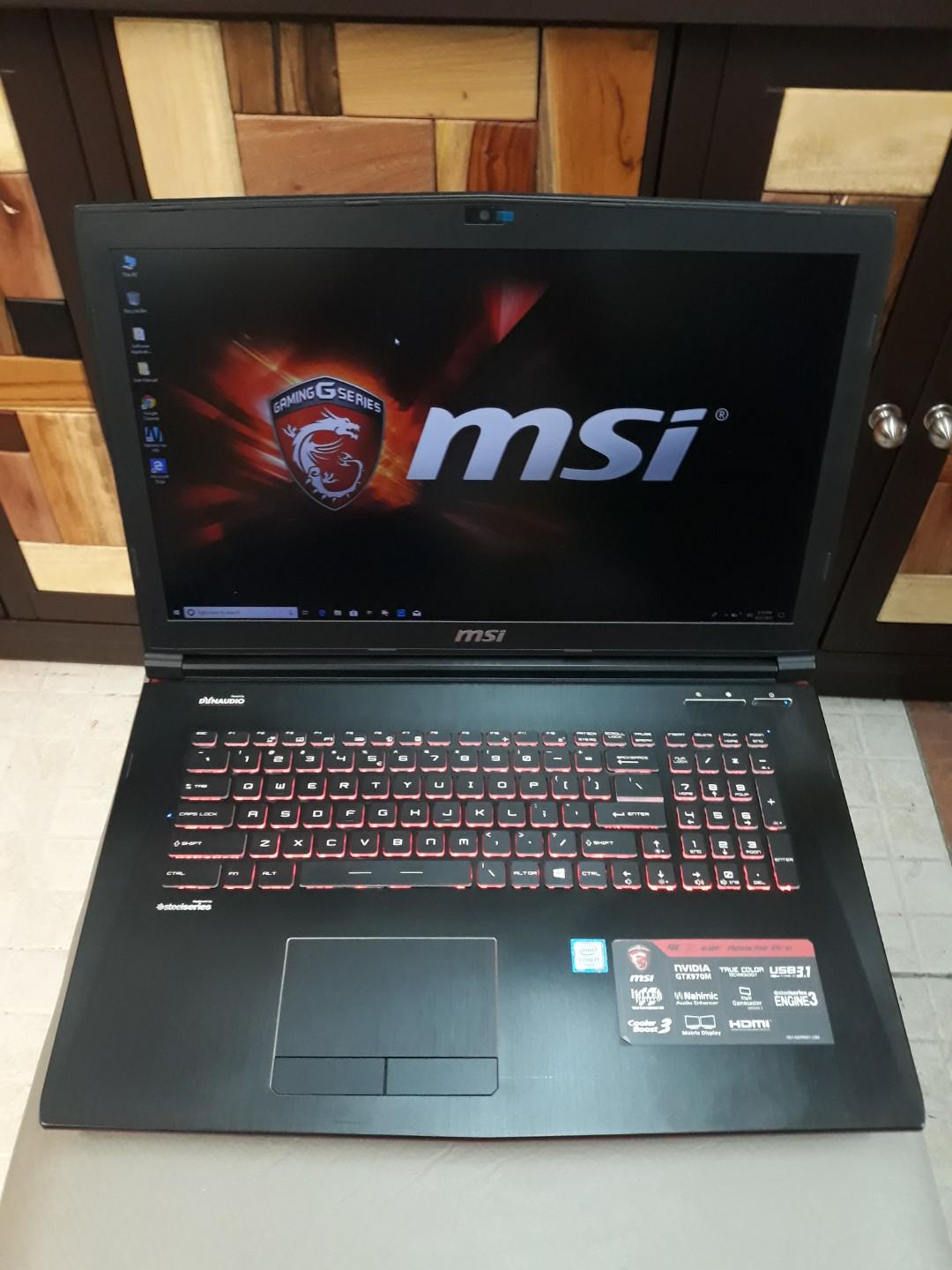 MSI GE72 6QF Apache Pro core i7-6thgen - Notebook Gaming Laptop ...