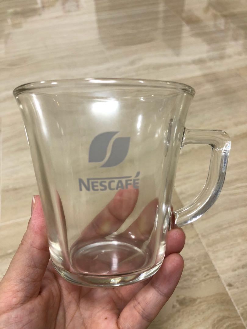 Nescafe transparent cups, Furniture & Home Living, Kitchenware ...