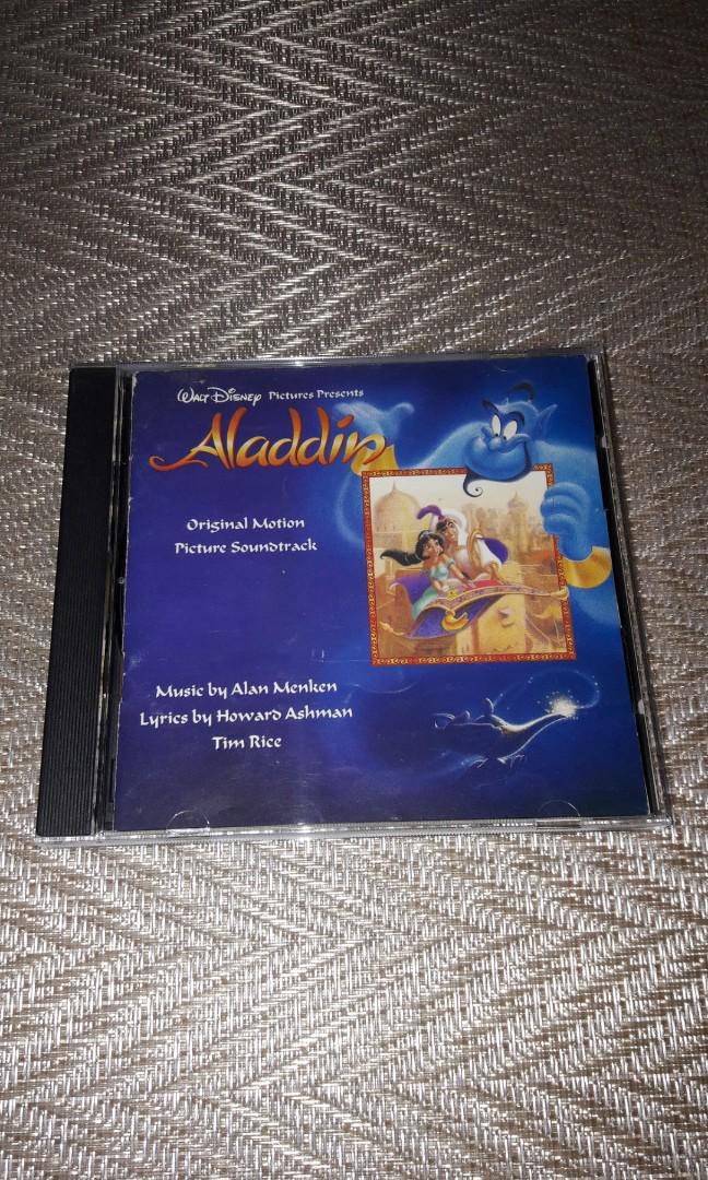 Ost Walt Disney - Aladdin(1992 cd), Hobbies & Toys, Music & Media, CDs & DVDs on Carousell