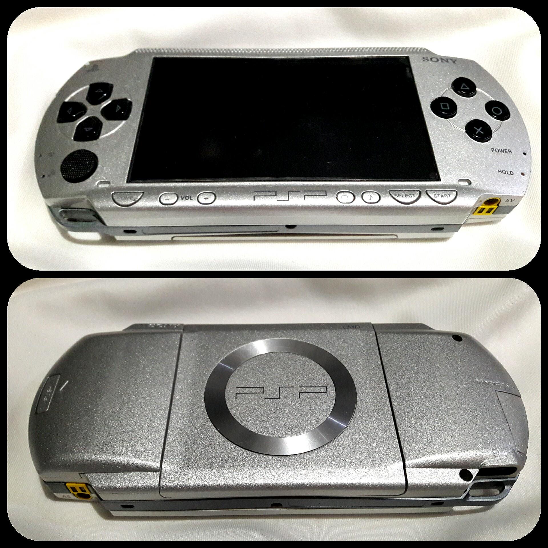 Silver Psp 1000 fat phat v6.60 Downloadable, Video Gaming, Video Game ...