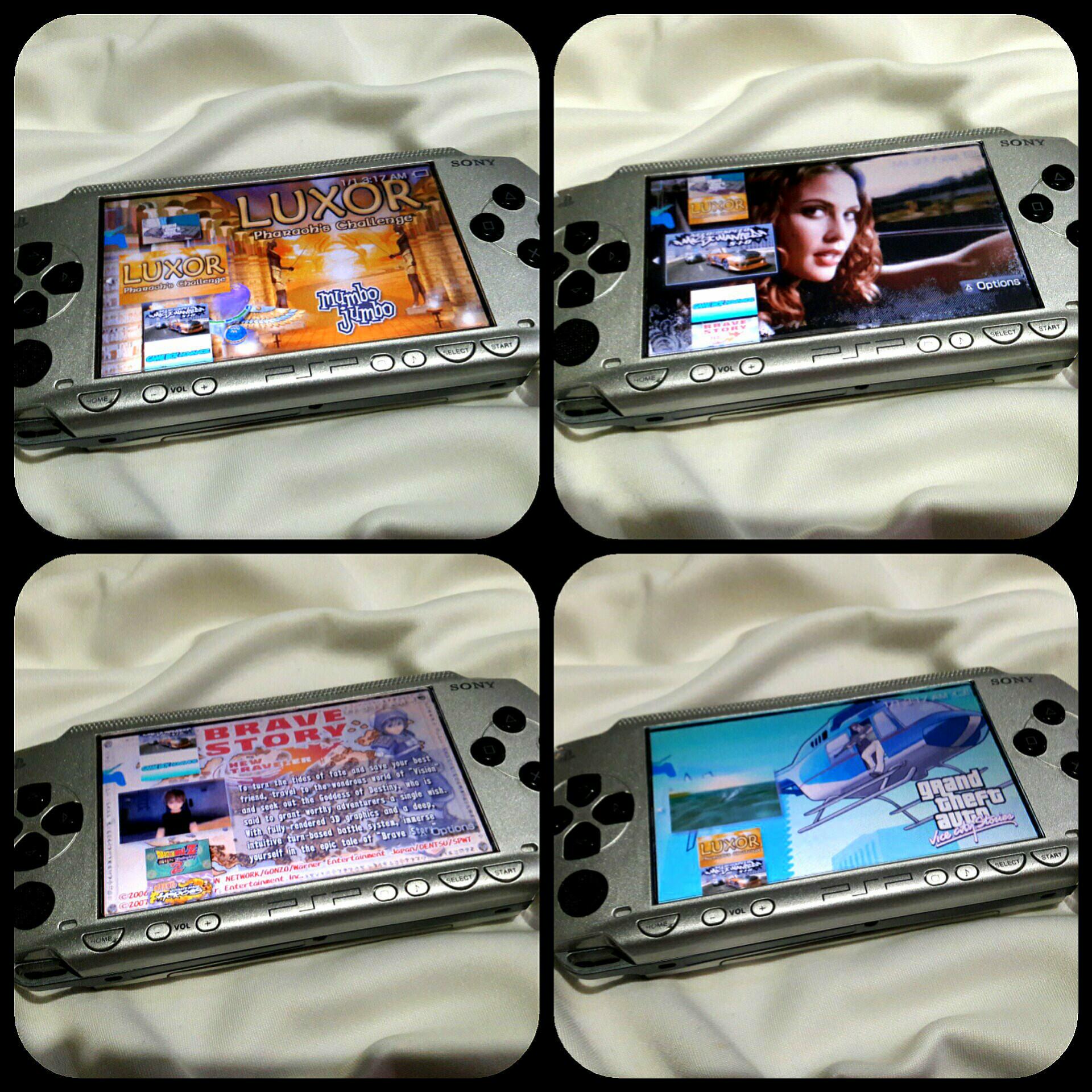 Silver Psp 1000 fat phat v6.60 Downloadable, Video Gaming, Video Game ...