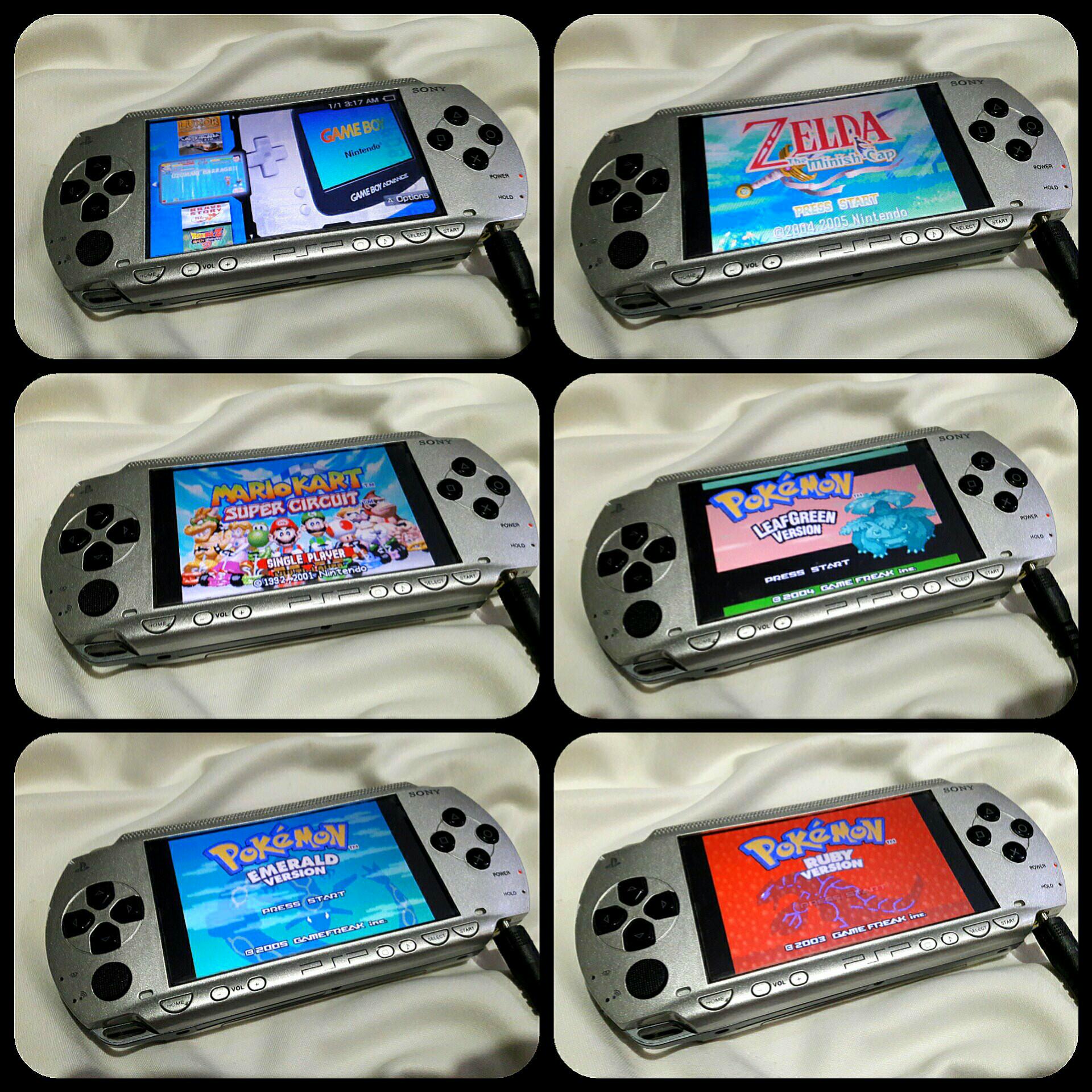 Silver Psp 1000 fat phat v6.60 Downloadable, Video Gaming, Video Game ...