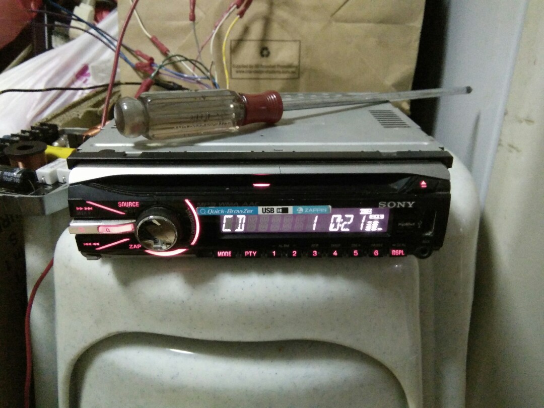 Sony USB drive single din, Car Accessories, Accessories on Carousell