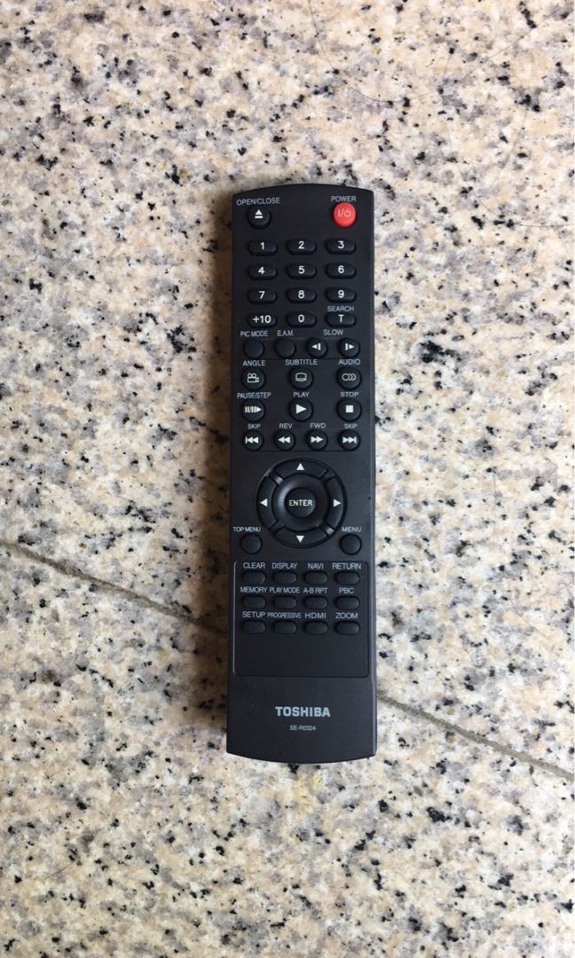 Toshiba DVD player remote control, TV & Home Appliances, TV ...