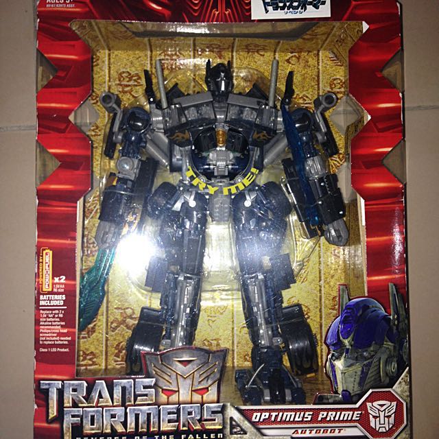 Transformers ROTF Black Dark Nemesis Optimus Prime Leader Class Amazon ...