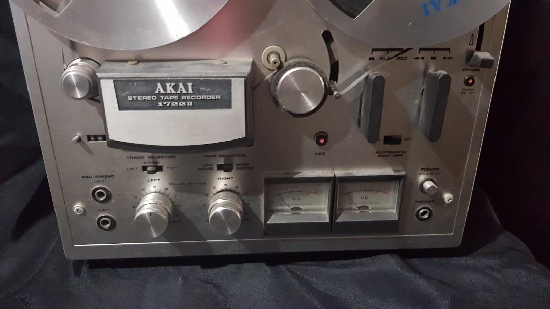 Akai reel to reel player 1975, Audio, Portable Music Players on Carousell