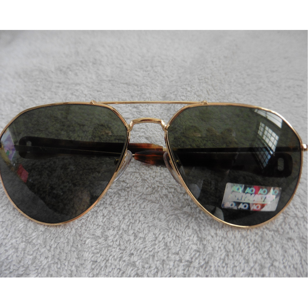 American Optical(AO) Sunglasses Original Skymaster Aviator, Men's ...