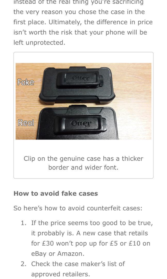 ‼️BE AWARE...PLS READ‼️HOW TO SPOT FAKE OTTERBOX (DEFENDER), Mobile ...