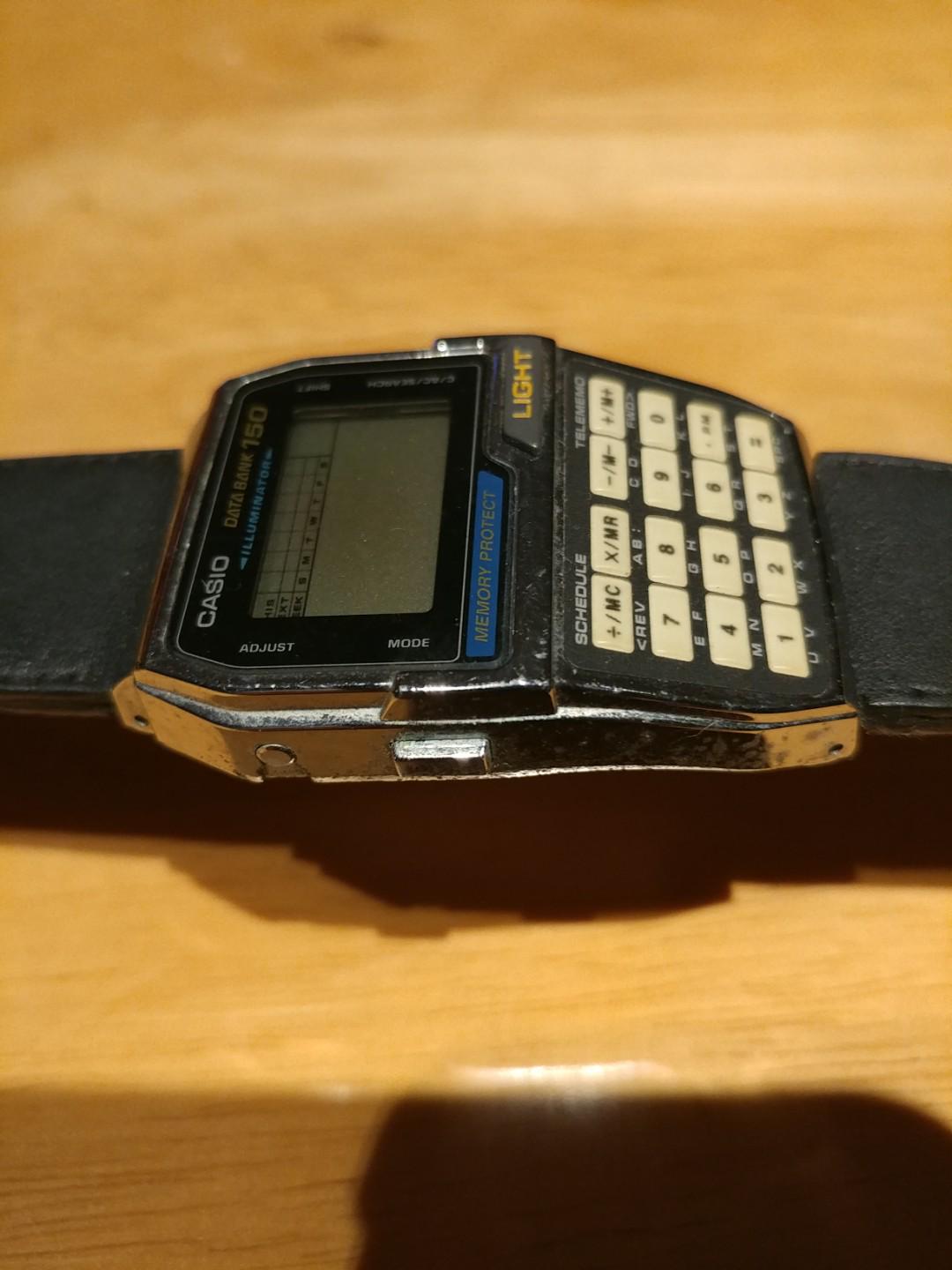 Vintage Casio DBC-1500 - Databank 150 - Illuminator 1992 - Men's ...