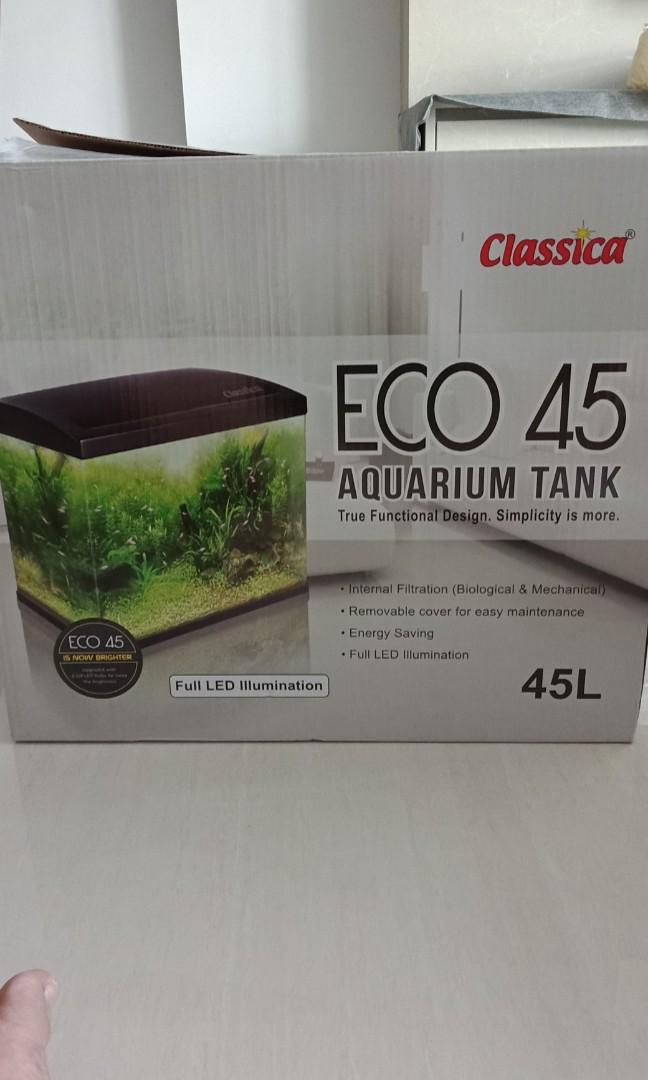 ECO 45L Aquarium Tank, Pet Supplies, Homes & Other Pet Accessories on Carousell