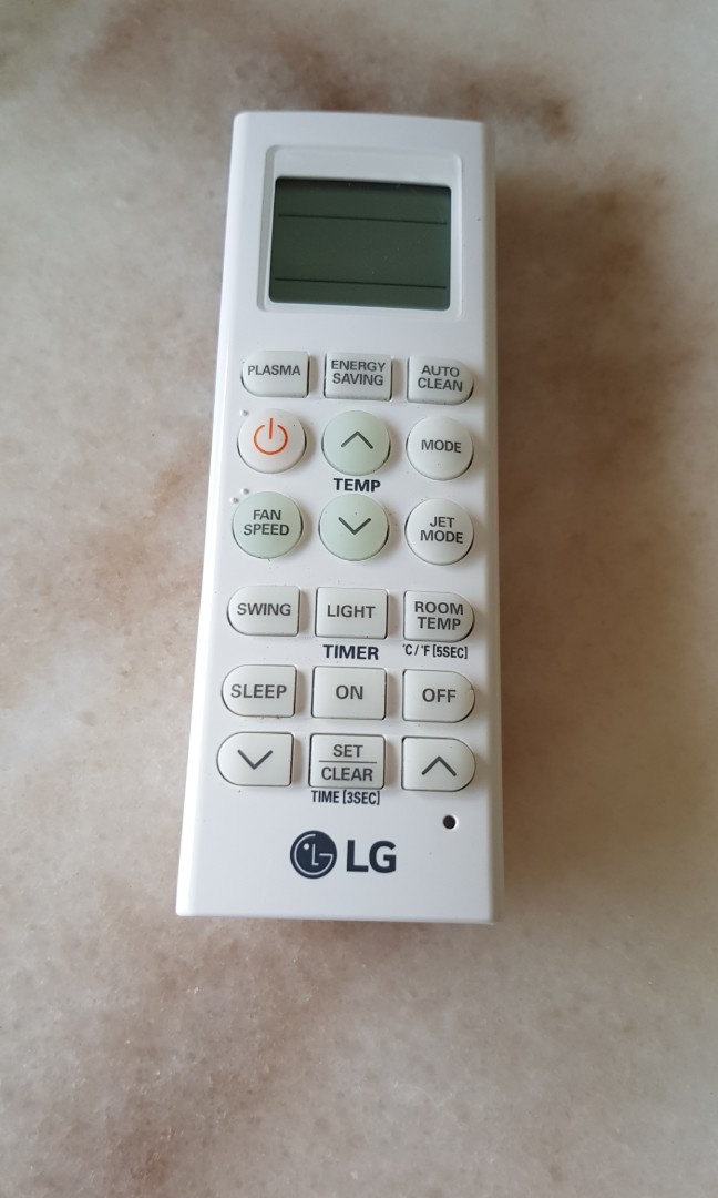 LG Aircon remote control, TV & Home Appliances, Air Conditioners ...