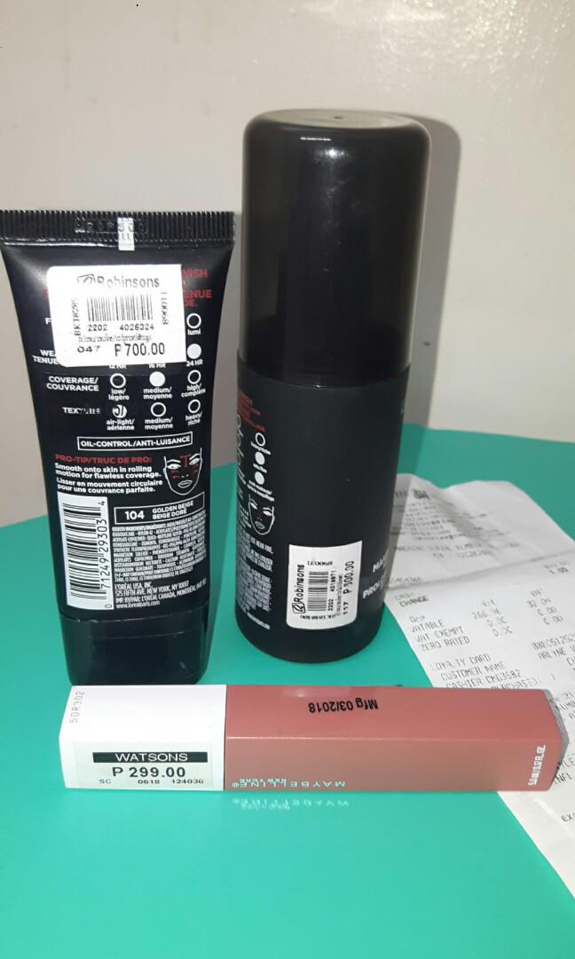 maybelline superstay matte ink loreal infallible pro matte, Beauty ...