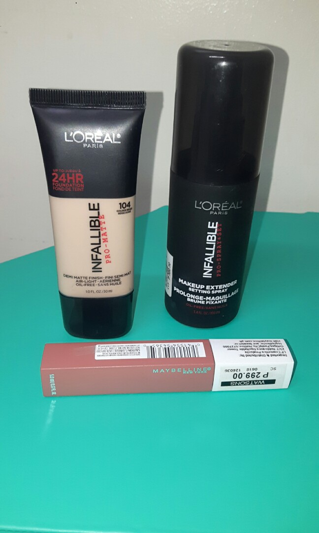 maybelline superstay matte ink loreal infallible pro matte, Beauty ...