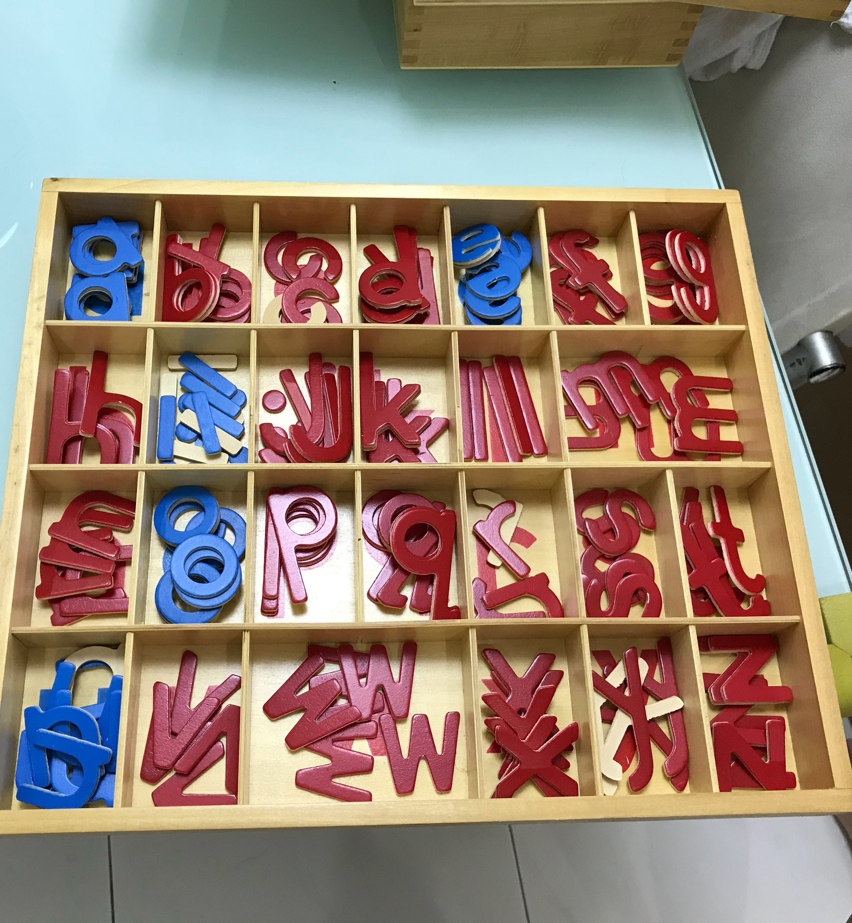 Montessori Large Movable Alphabets, Babies & Kids, Baby Nursery & Kids ...