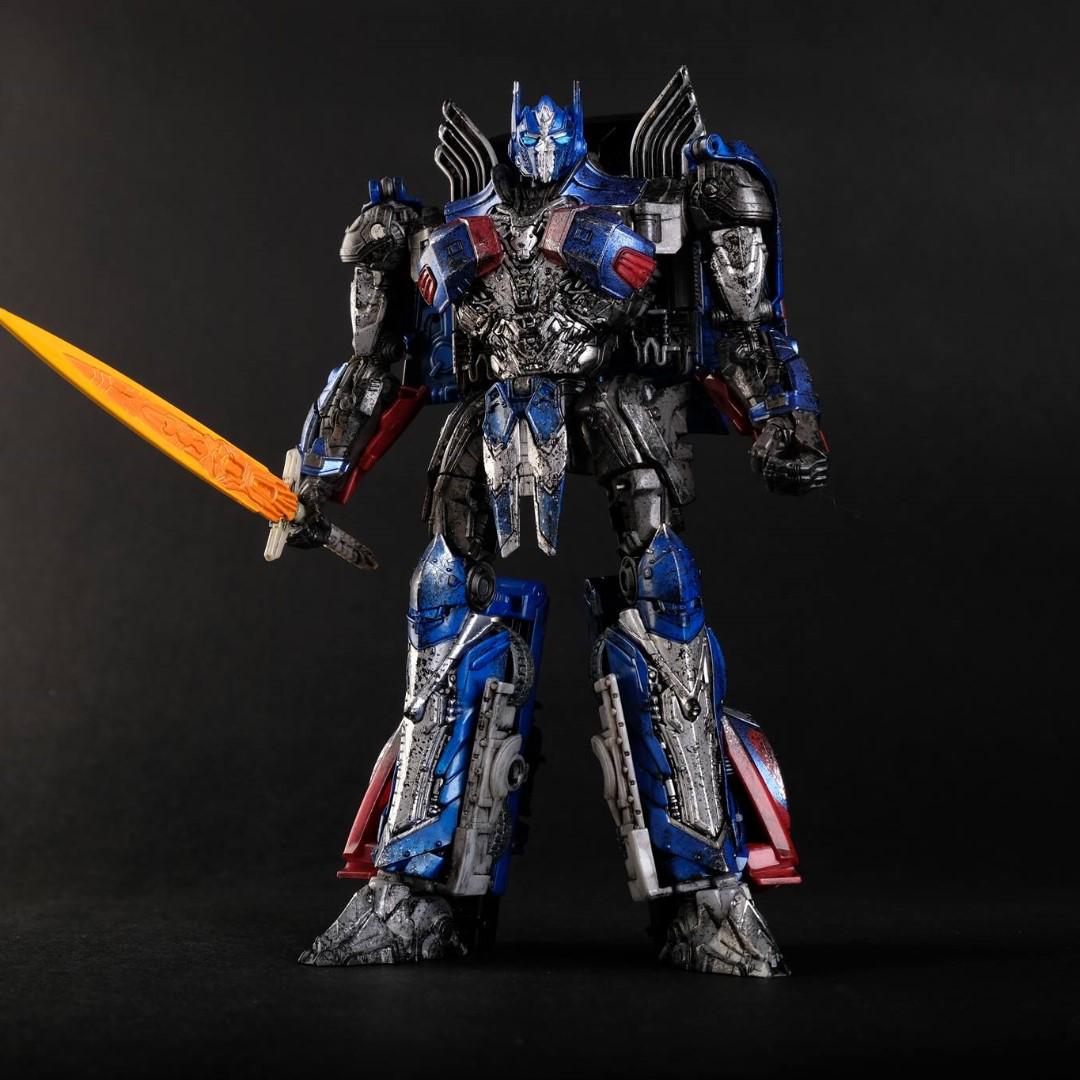 RARE TRANSFORMERS THE LAST KNIGHT TLK BATTLE DAMAGE OPTIMUS PRIME ...