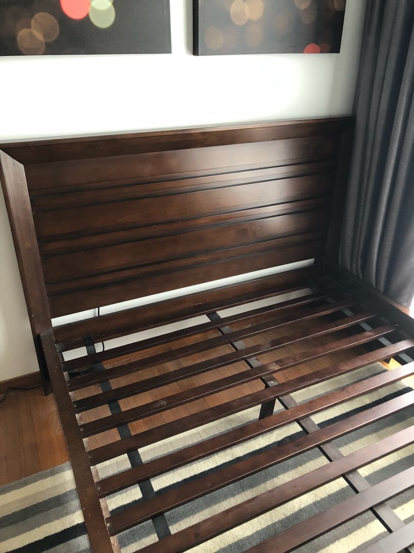 Used Queen (U.S. SIZE) Headboard & Bed Frame, Furniture & Home Living ...