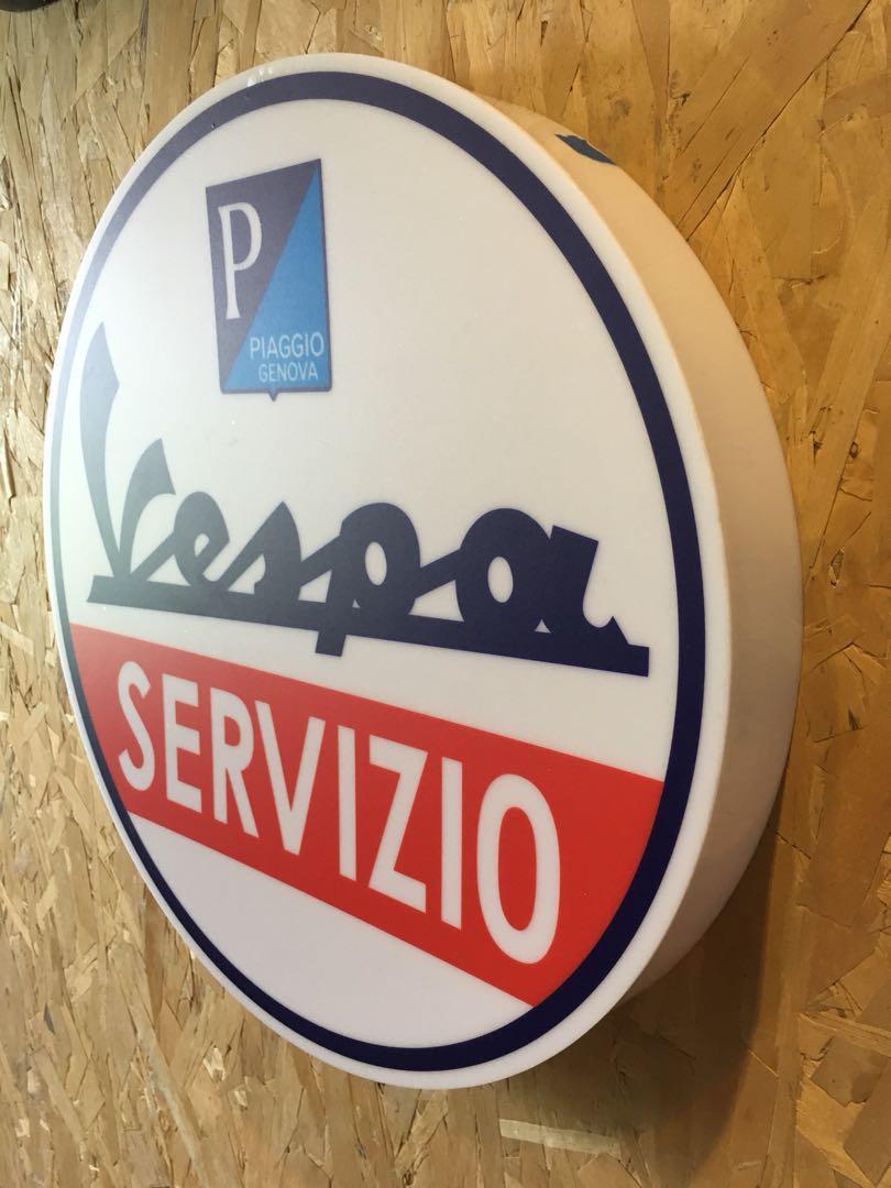 Vespa Signage Lightbox Decor, Furniture & Home Living, Home Decor ...
