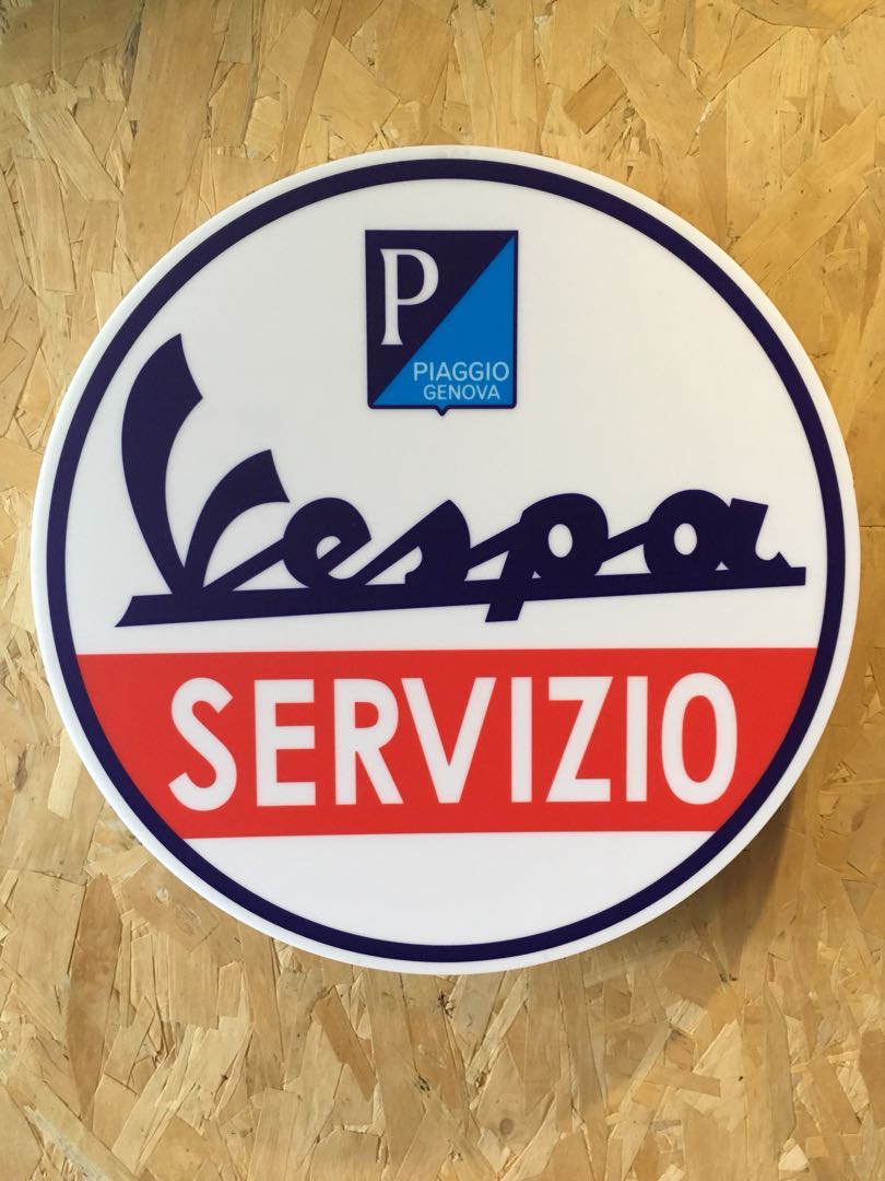 Vespa Signage Lightbox Decor, Furniture & Home Living, Home Decor ...