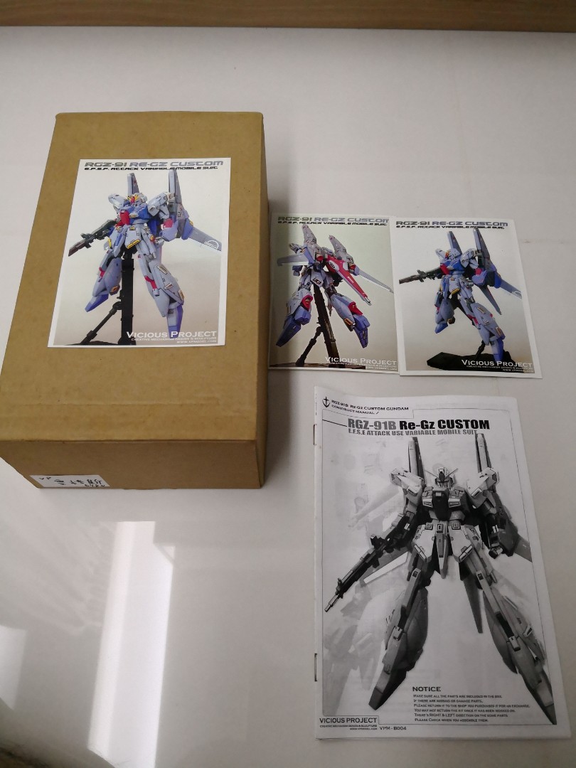 1/100 RGZ-91 Re-GZ Custom Resin conversion kit Vicious Project Gundam ...