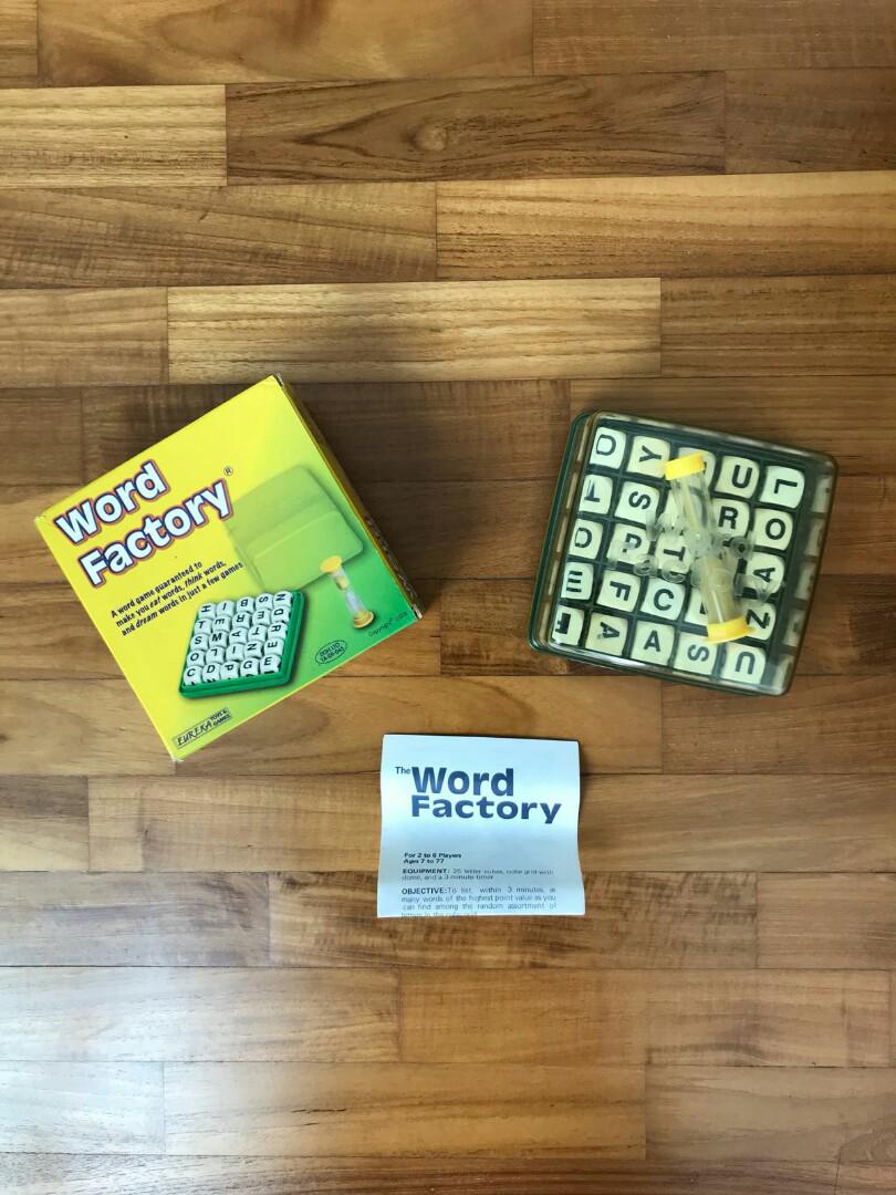 Board Game Package - Pictionary Jr., Word Factory, Math Bingo, Hobbies ...